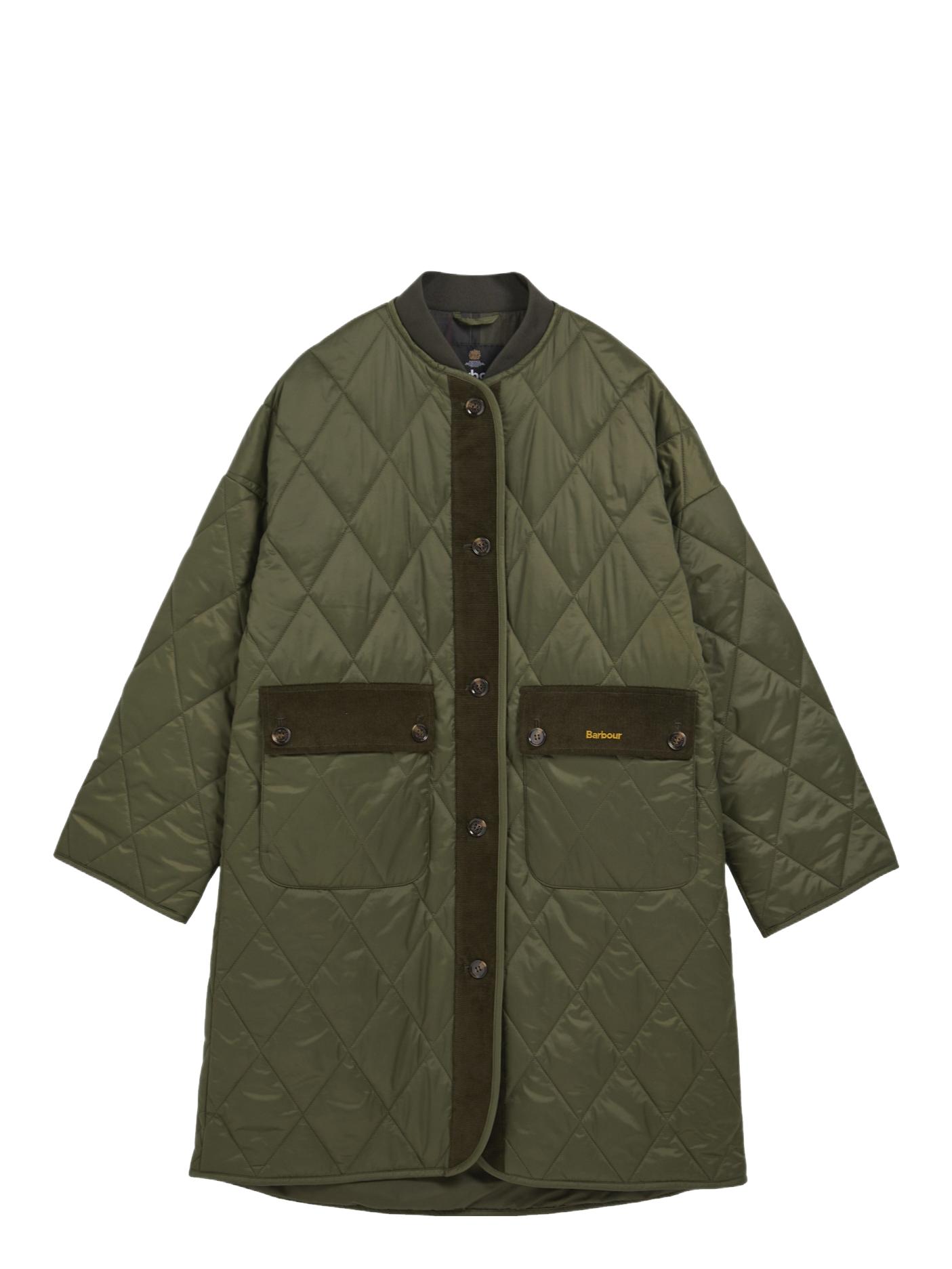 BARBOUR Barbour Dunswell Quilted Jacket with Corduroy Trim